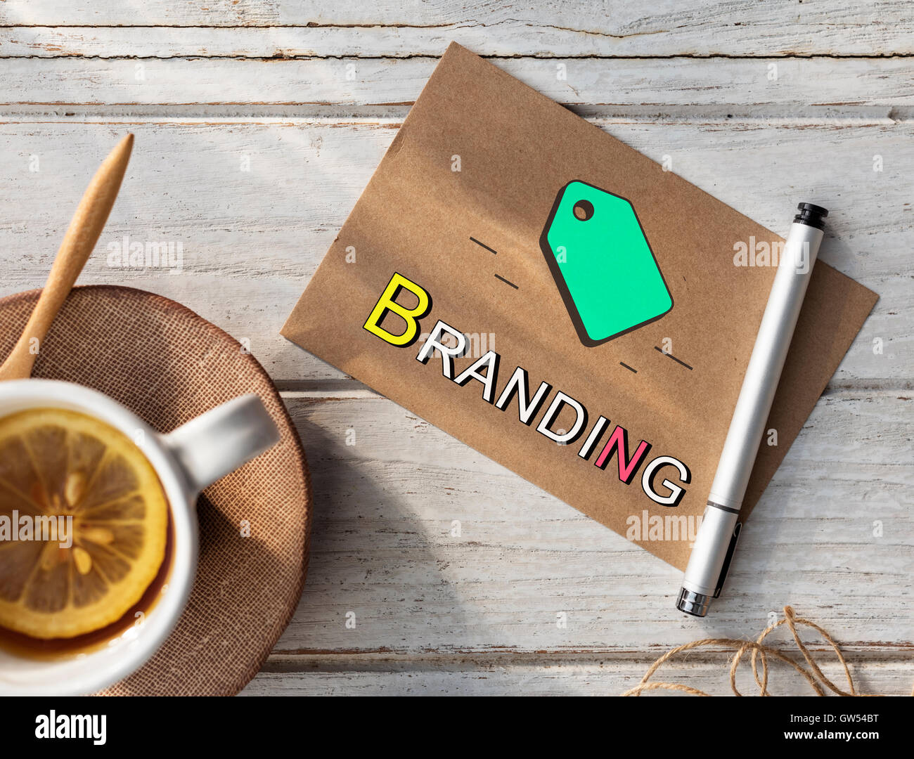 Branding Tag Copyright Trademark Identitiy Concept Stock Photo - Alamy