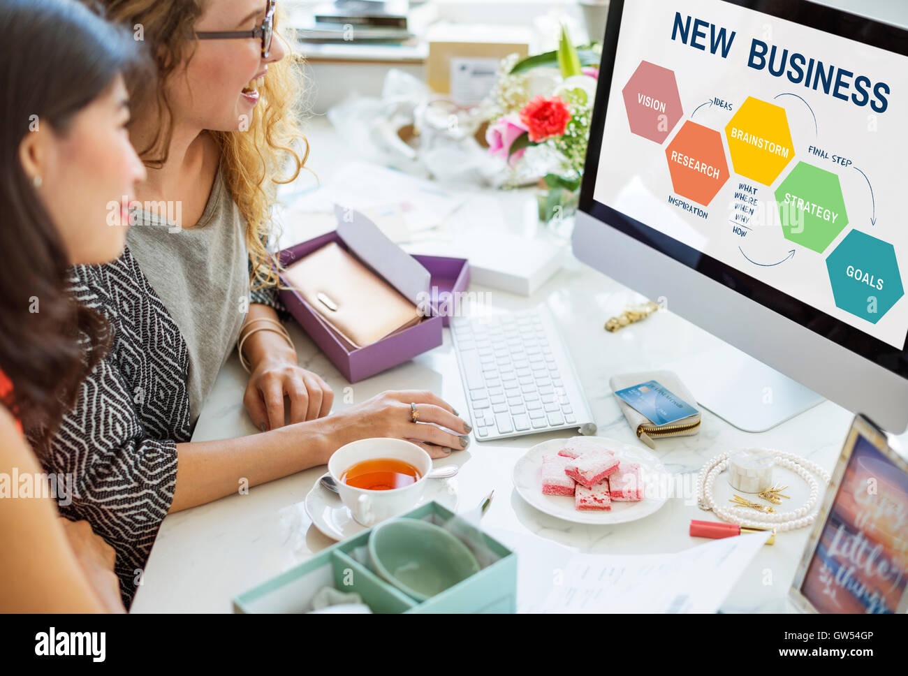 New Business Vision Objective Entrepreneur Concept Stock Photo - Alamy