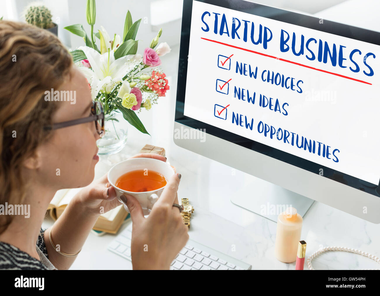 New Startup Business Opportunities Ideas Concept Stock Photo - Alamy