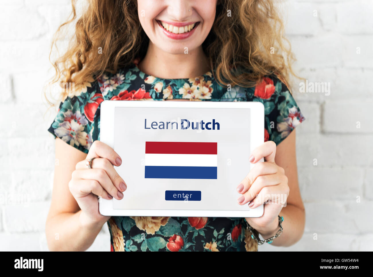Learn Dutch Language Online Education Concept Stock Photo - Alamy