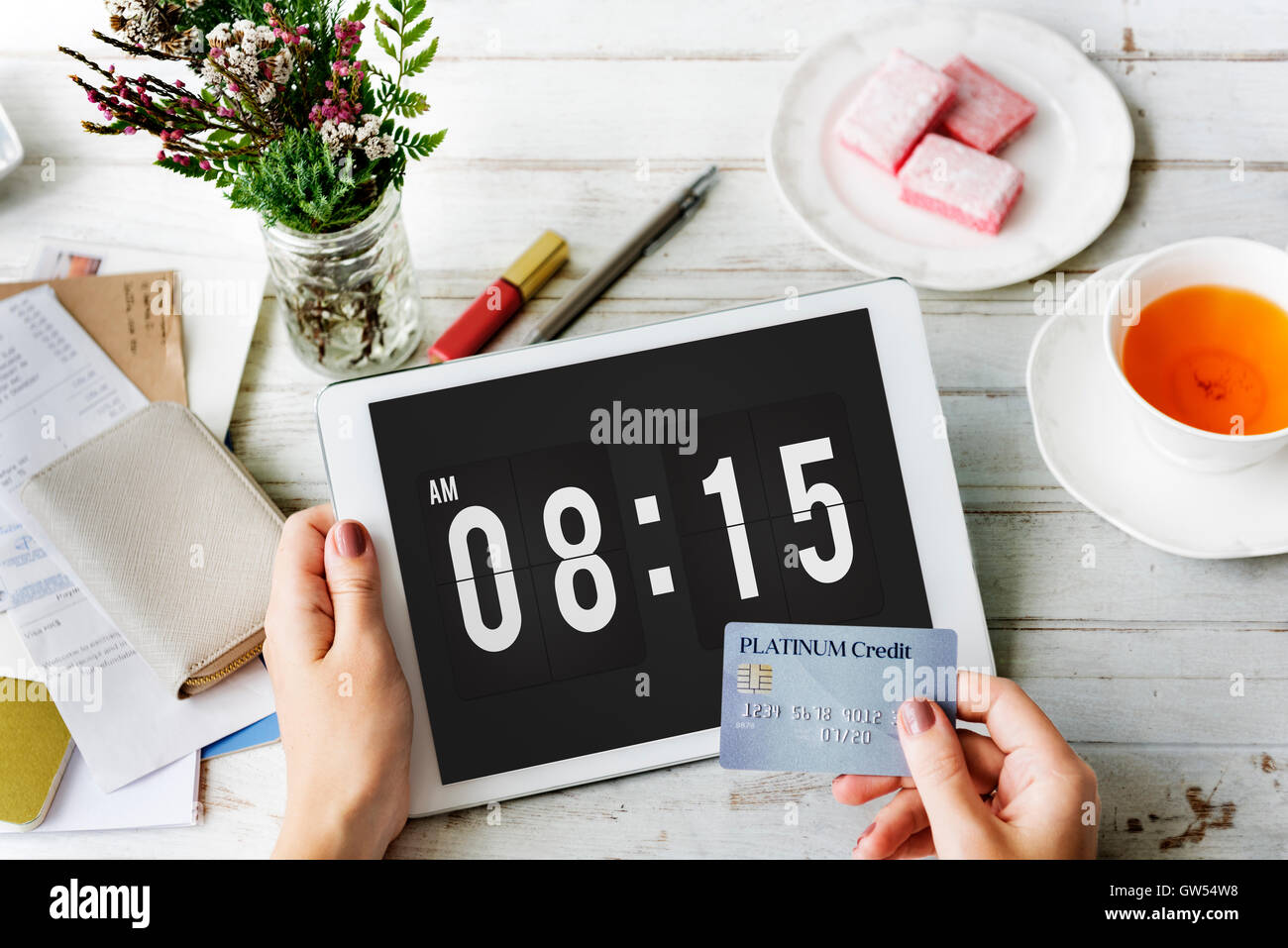 Time Appointment Schedule Punctual Graphic Concept Stock Photo - Alamy