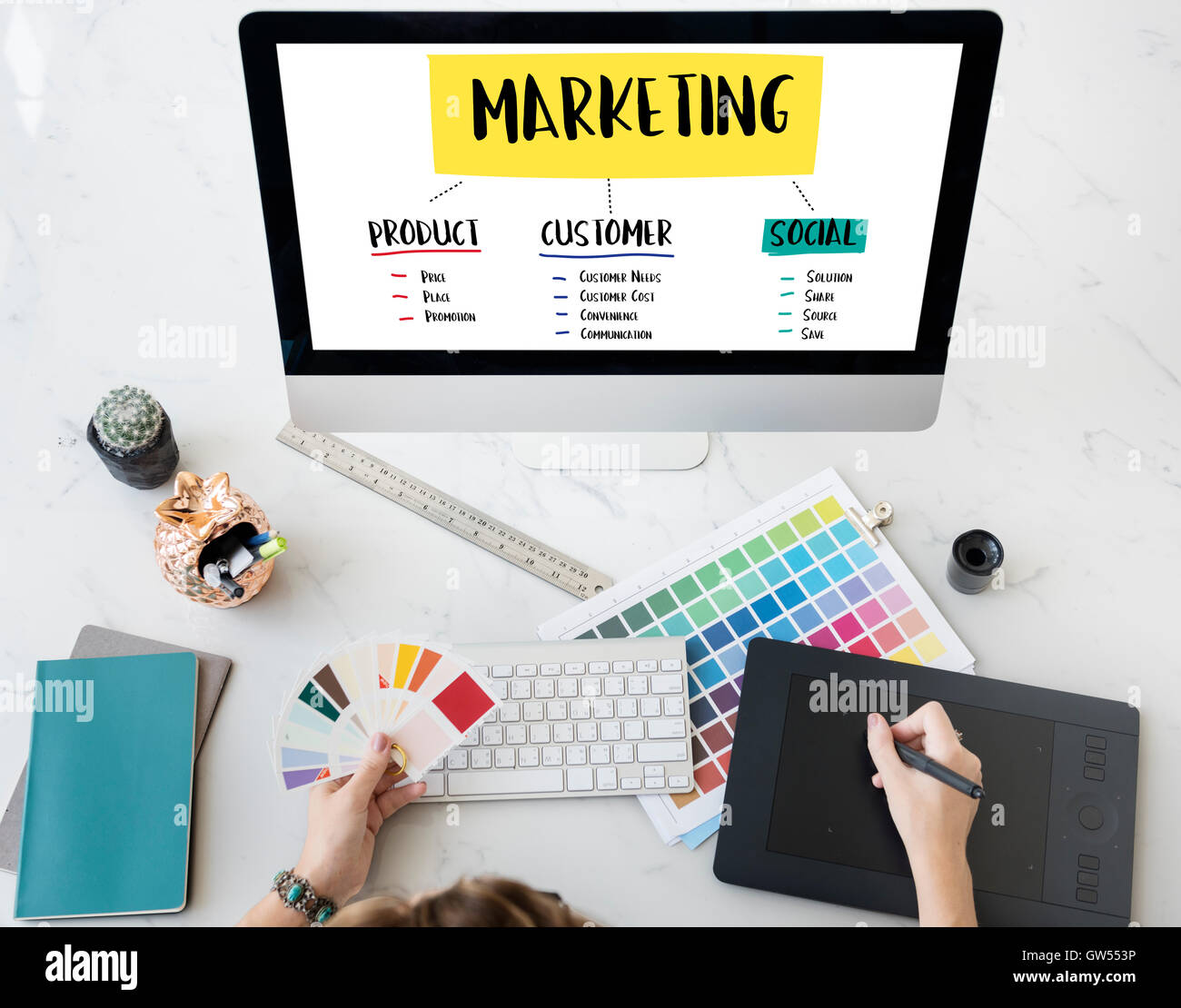 Marketing Business Plan Strategy Vision Commercial Concept Stock Photo ...