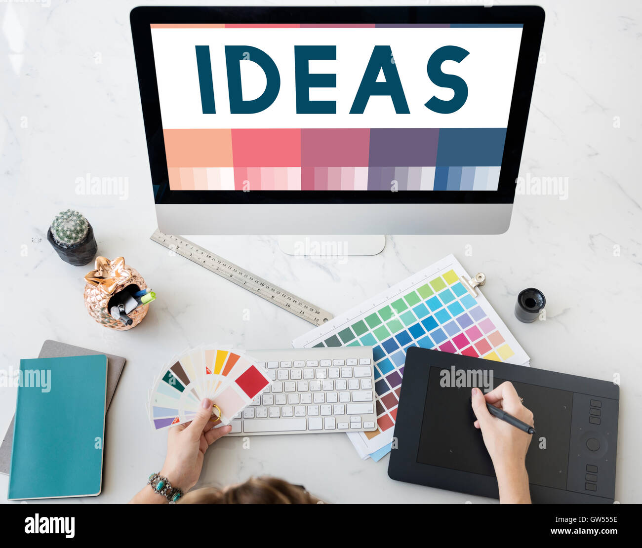 Create Creativity Ideas Design Concept Stock Photo - Alamy