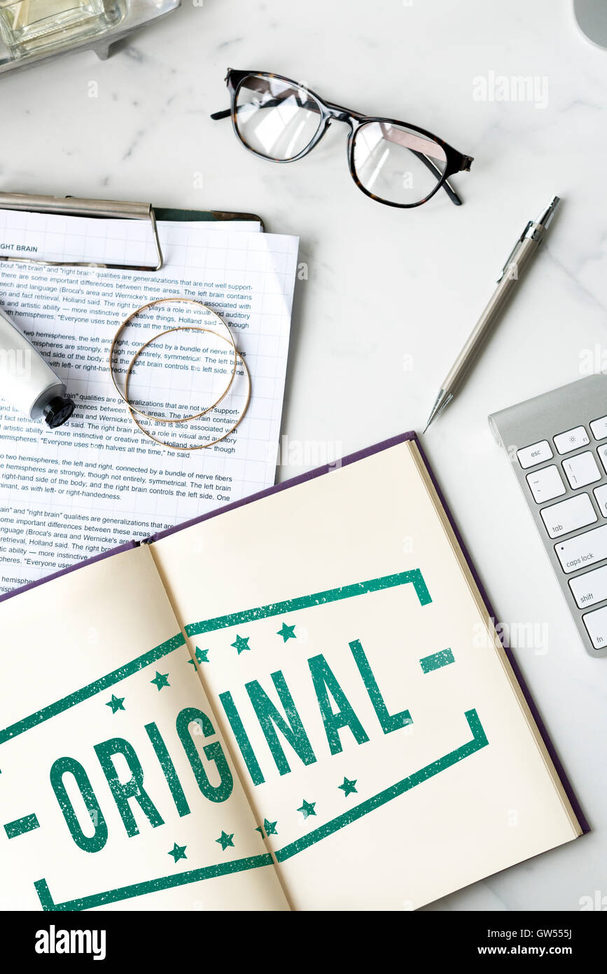 Original Copyright Genuine Patent Brand Graphic Concept Stock Photo - Alamy