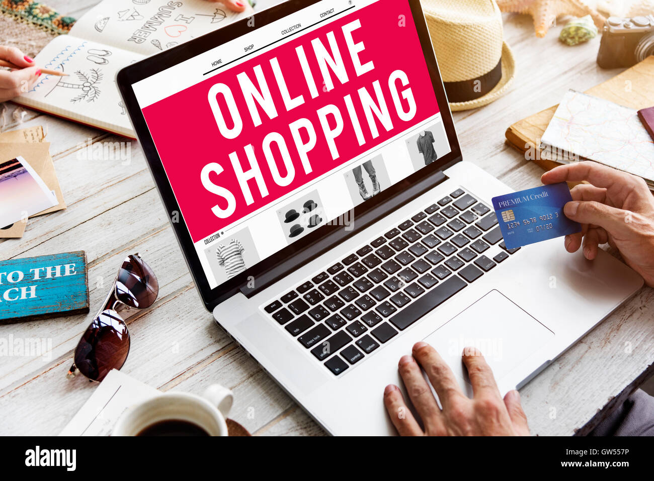 Shopping Online Consumerism Connection Sale Concept Stock Photo - Alamy