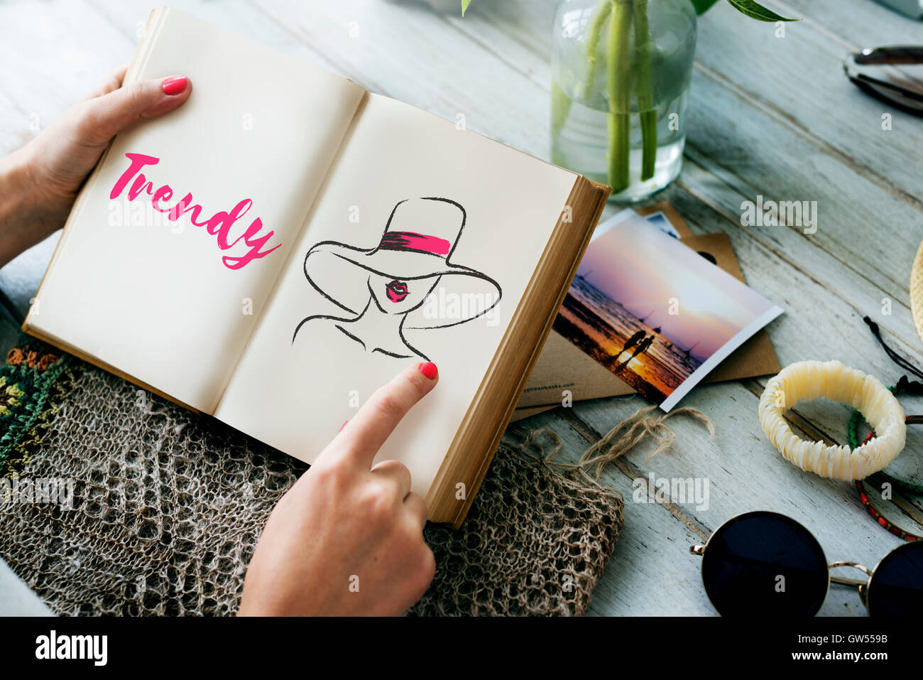 Appeal Attraction Beauty Fashion Vogue Graphic Concept Stock Photo - Alamy