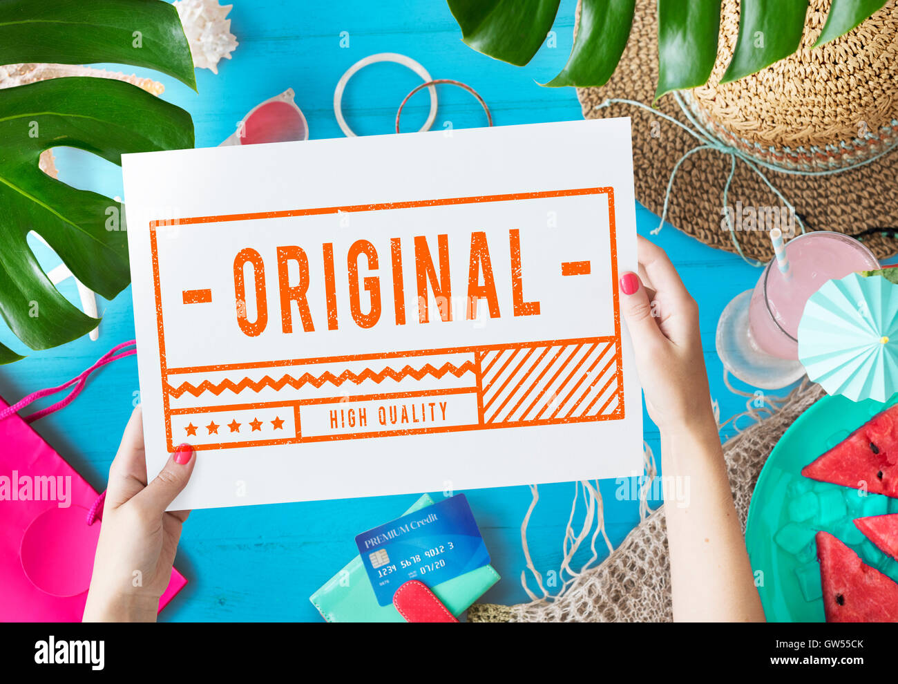 Original High Quality Stamp Sign Concept Stock Photo - Alamy