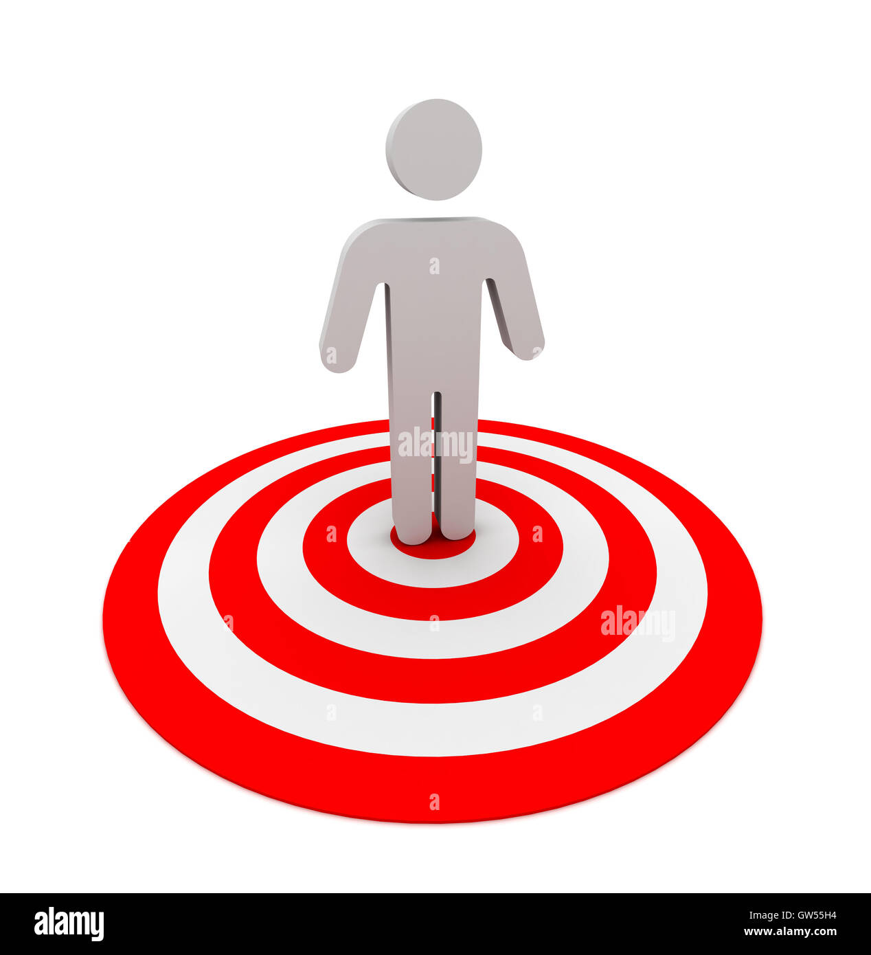 3d people target Cut Out Stock Images & Pictures - Alamy