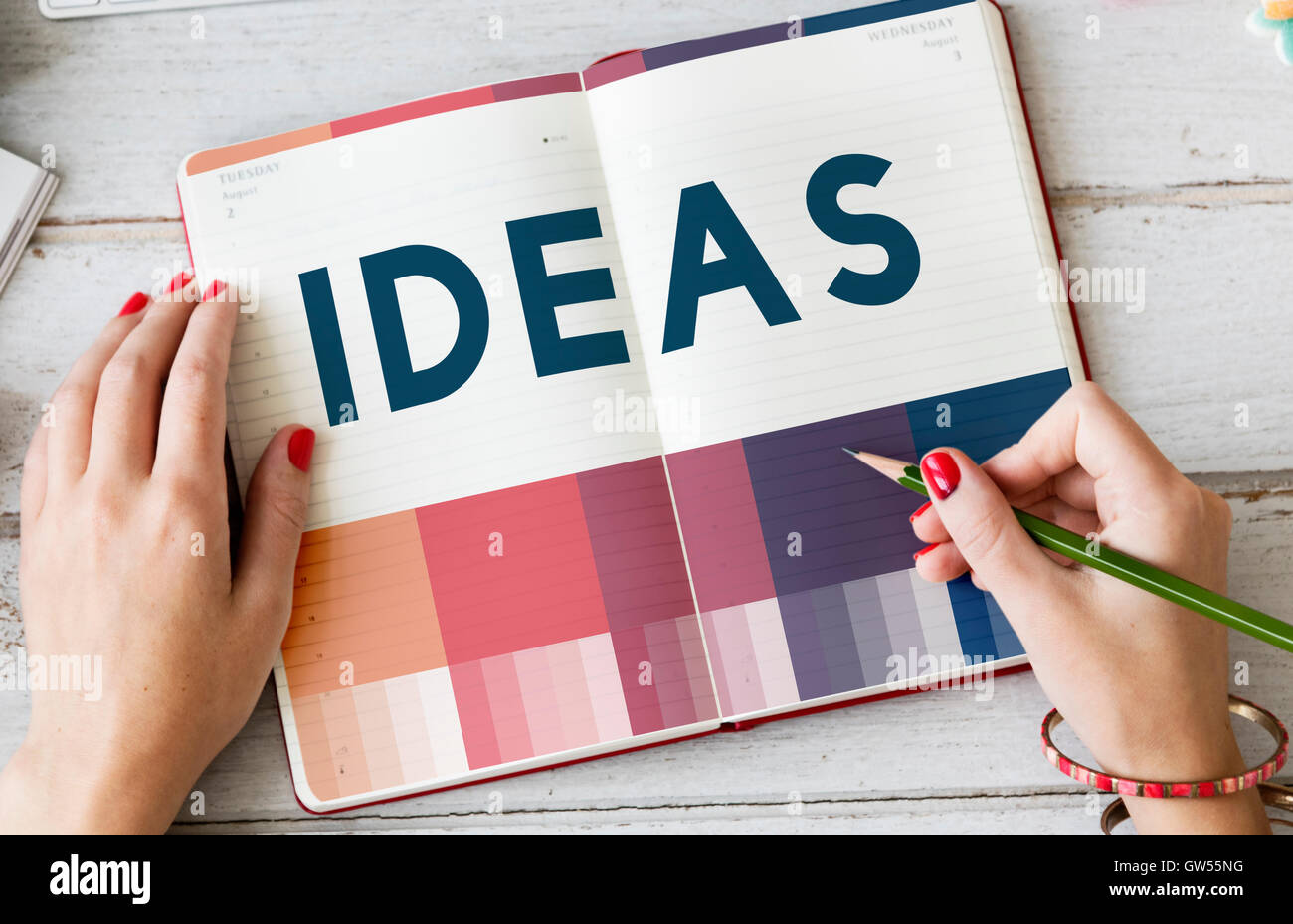 Create Creativity Ideas Design Concept Stock Photo - Alamy