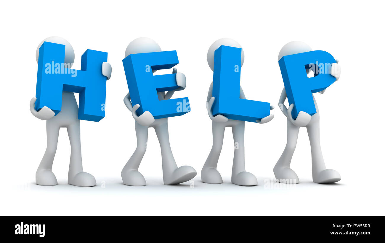 3d man helping Cut Out Stock Images & Pictures - Alamy