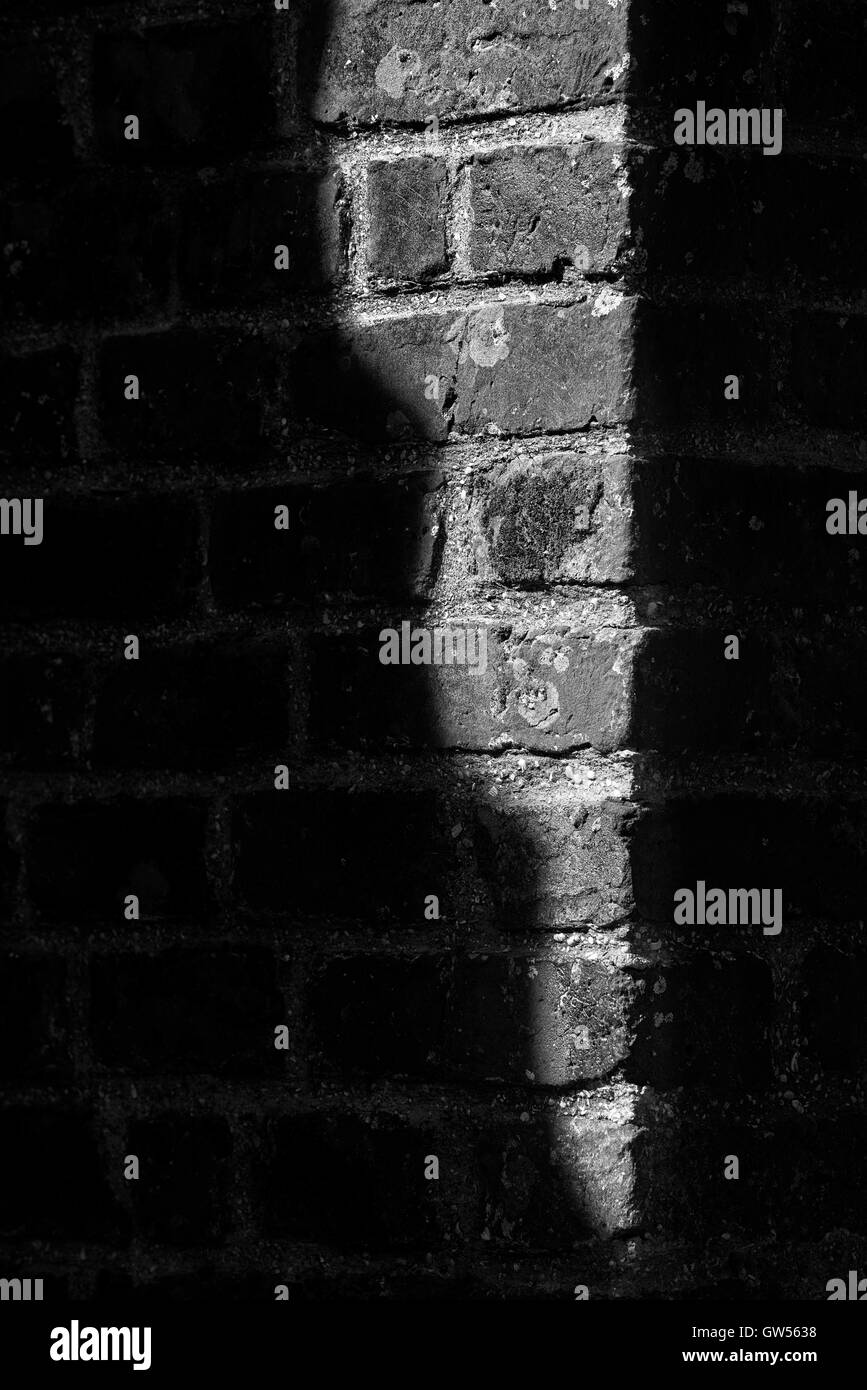 Brick and shadow Stock Photo - Alamy