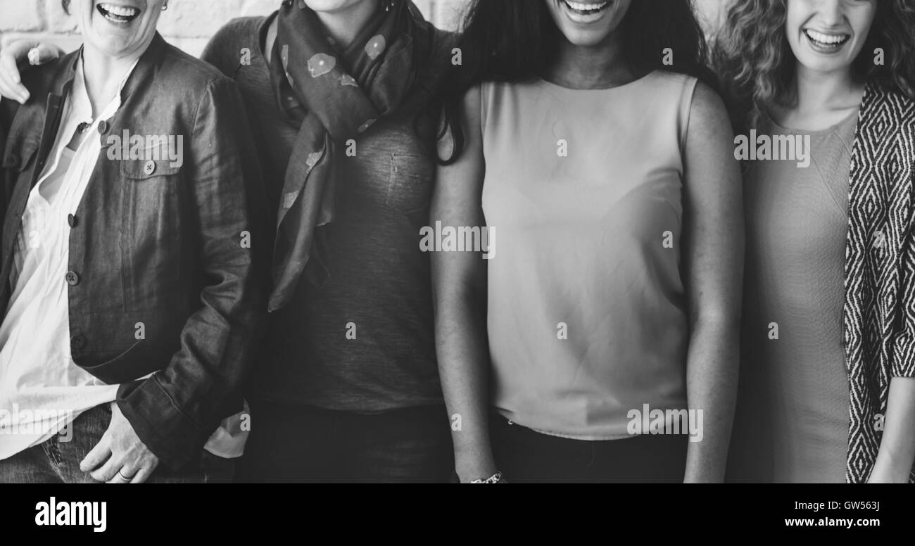 Cheerful interaction Black and White Stock Photos & Images - Alamy