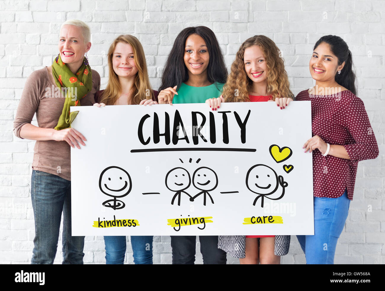 Charity Community Share Help Concept Stock Photo - Alamy