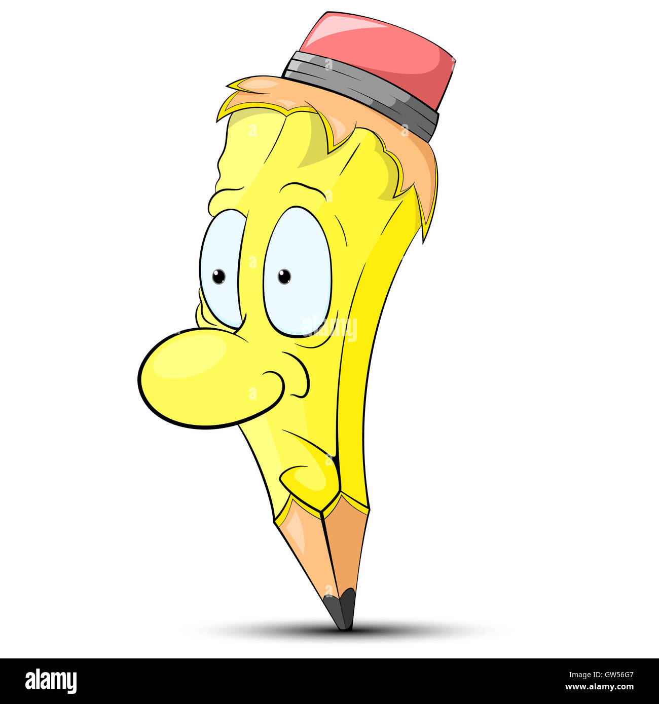 Cartoon pencil hi-res stock photography and images - Alamy