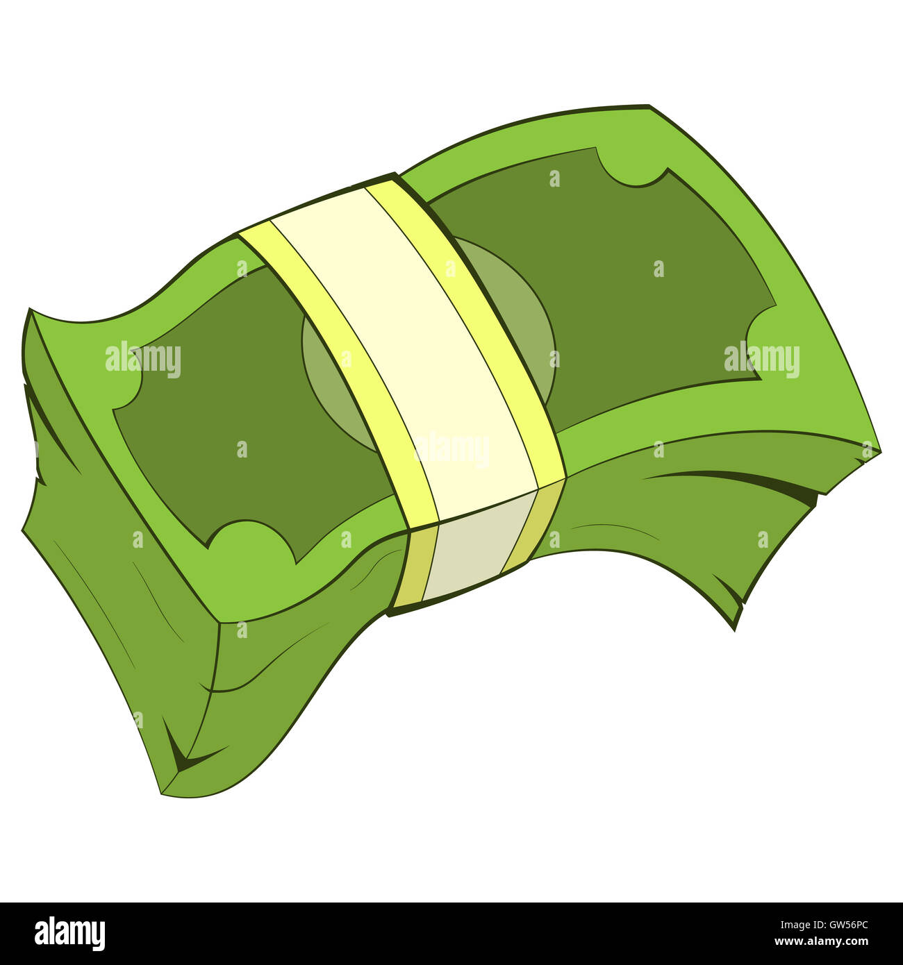 Money stack illustration Stock Photo - Alamy