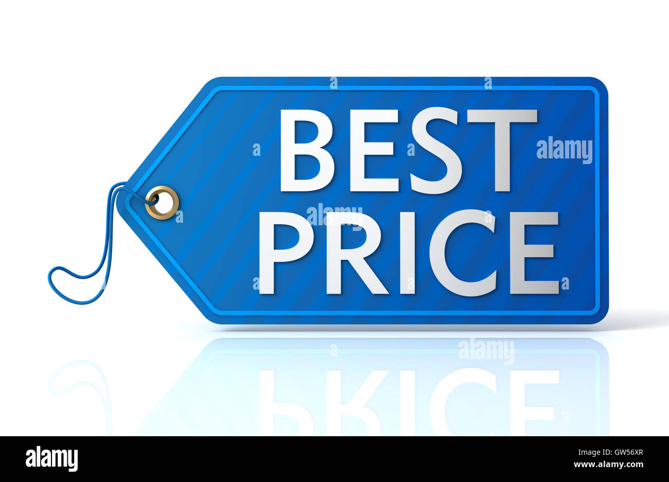 best price tag concept 3d illustration Stock Photo - Alamy