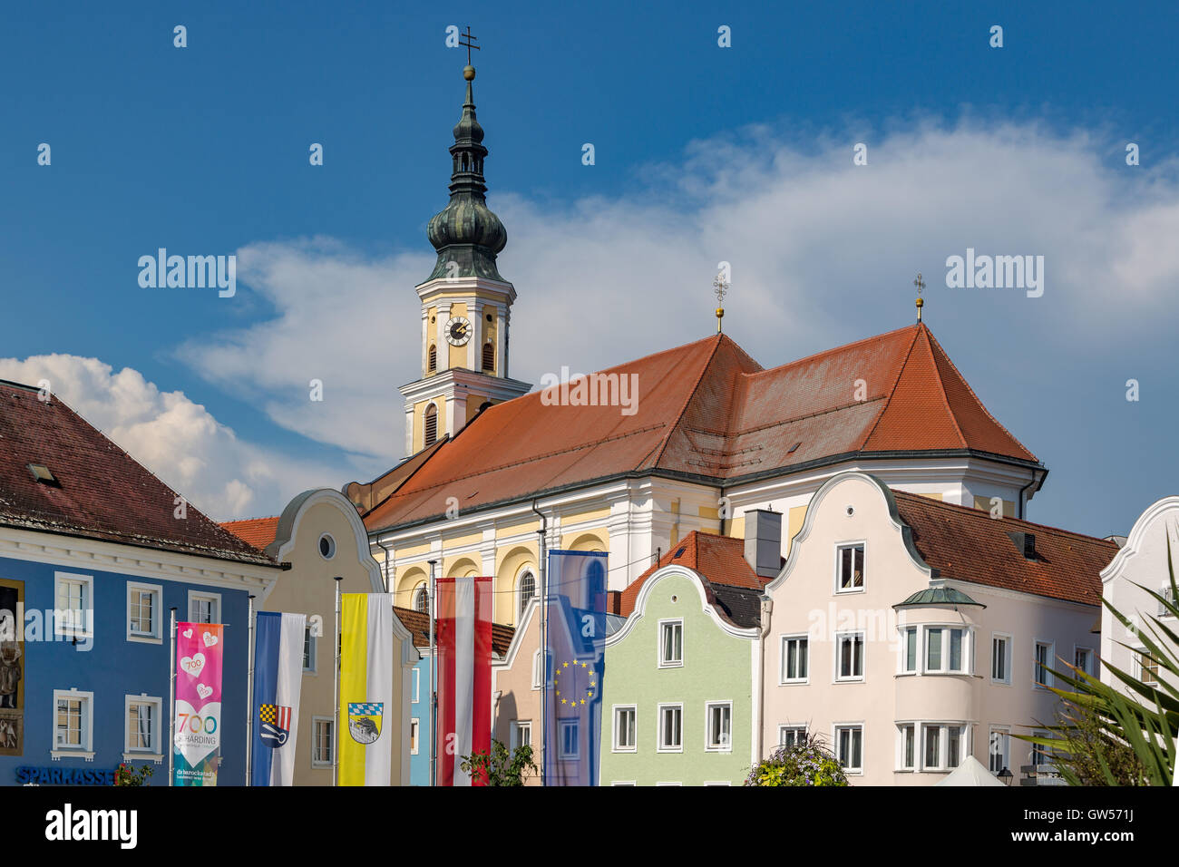 Österreich, Schärding am Inn Stock Photo - Alamy