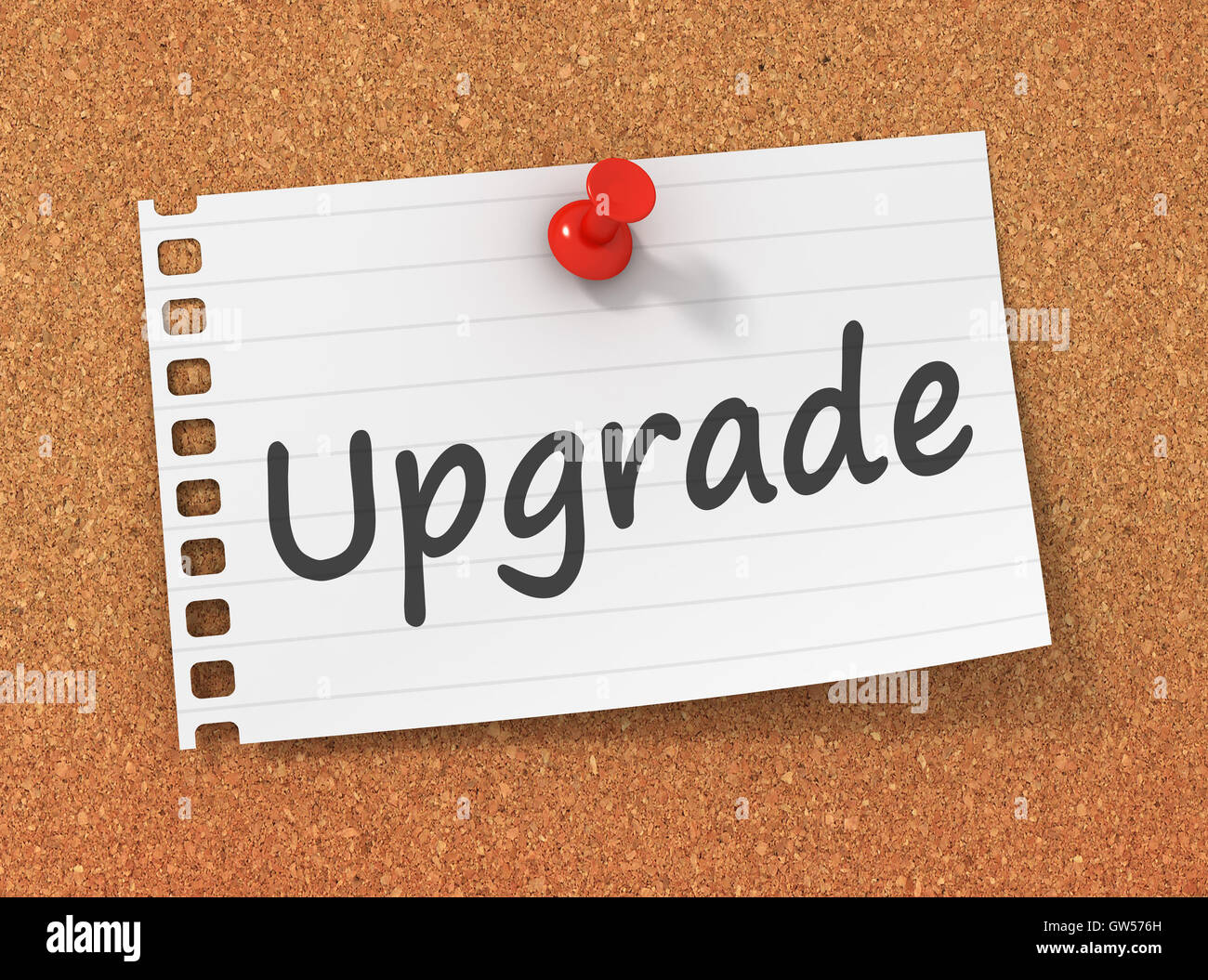 upgrade concept 3d illustration Stock Photo - Alamy