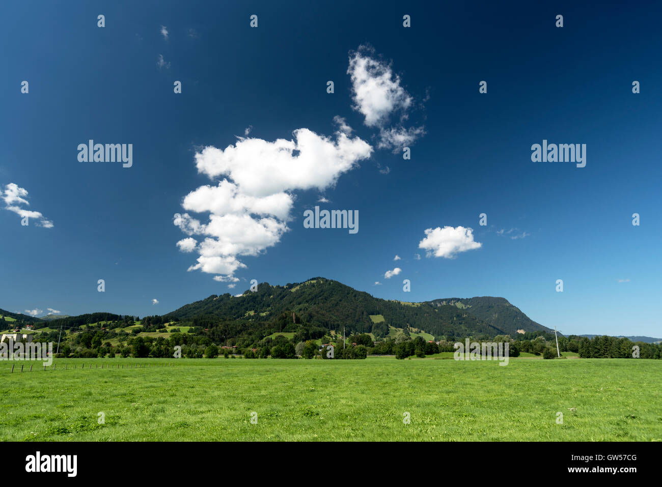 Mountain in Allgäu, Southern Germany Stock Photo - Alamy