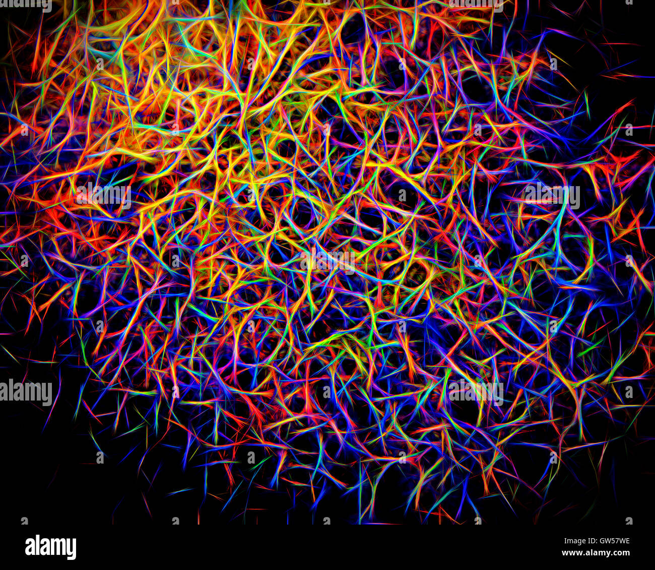 DIGITAL ART: A Crowded Space Stock Photo - Alamy