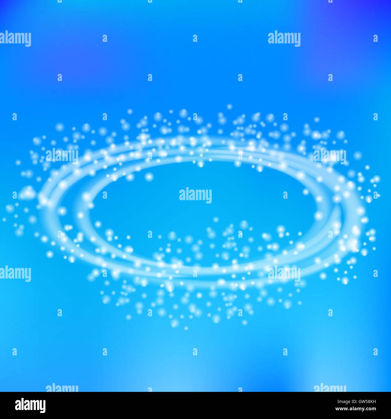 Rings of Light with Sparkling Lines. Motion Stars Stock Vector Image ...
