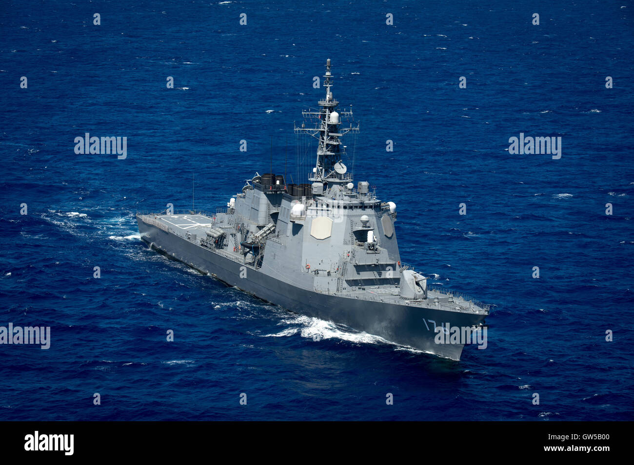 Japan Maritime Self-Defense Force guided missile destroyer JS Chokai ...