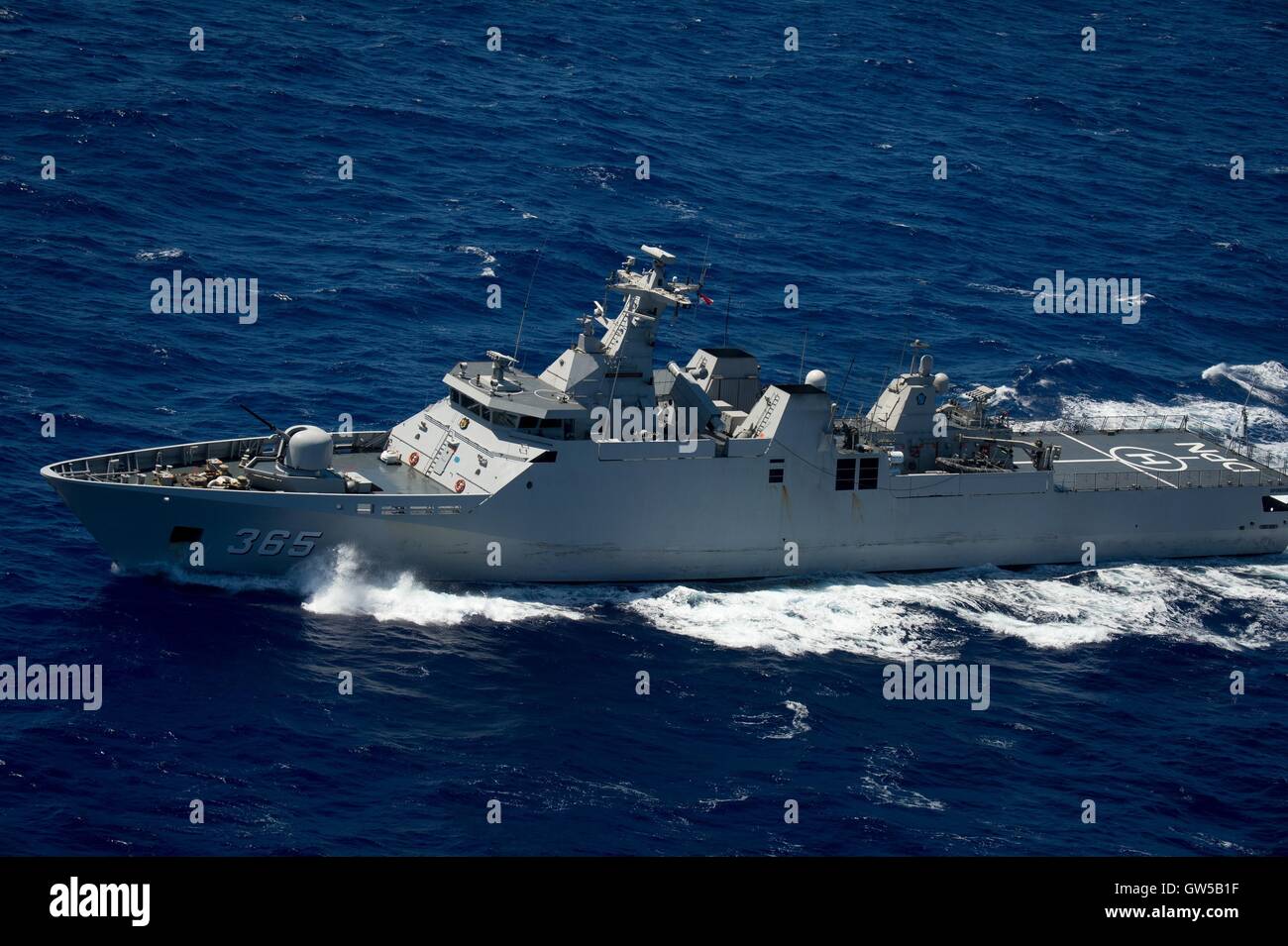 Republic of Indonesia Navy Diponegoro-class corvette KRI Diponegoro ...
