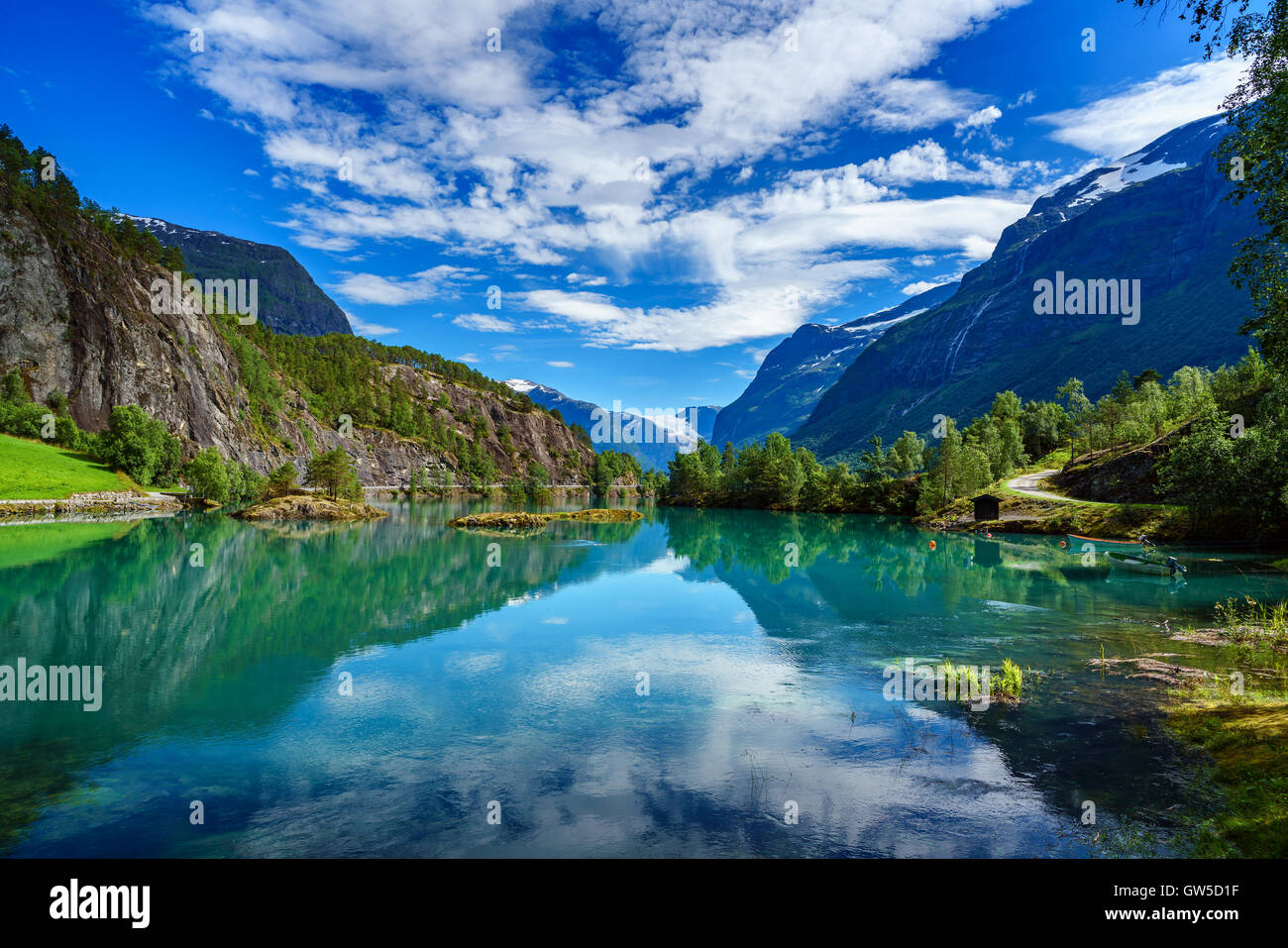Beautiful Nature Norway natural landscape Stock Photo - Alamy