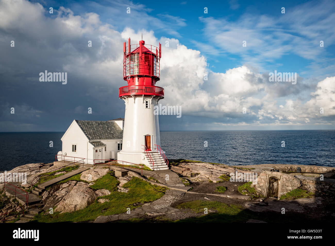 Lindesnes Fyr Lighthouse, Beautiful Nature Norway natural landscape ...