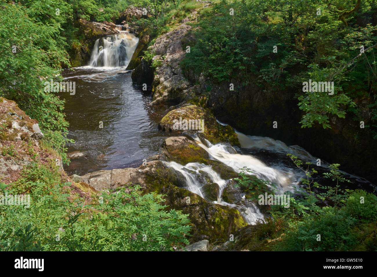 Beezley Falls Waterfall - Ingleton, Yorkshire Dales, UK Stock Photo - Alamy