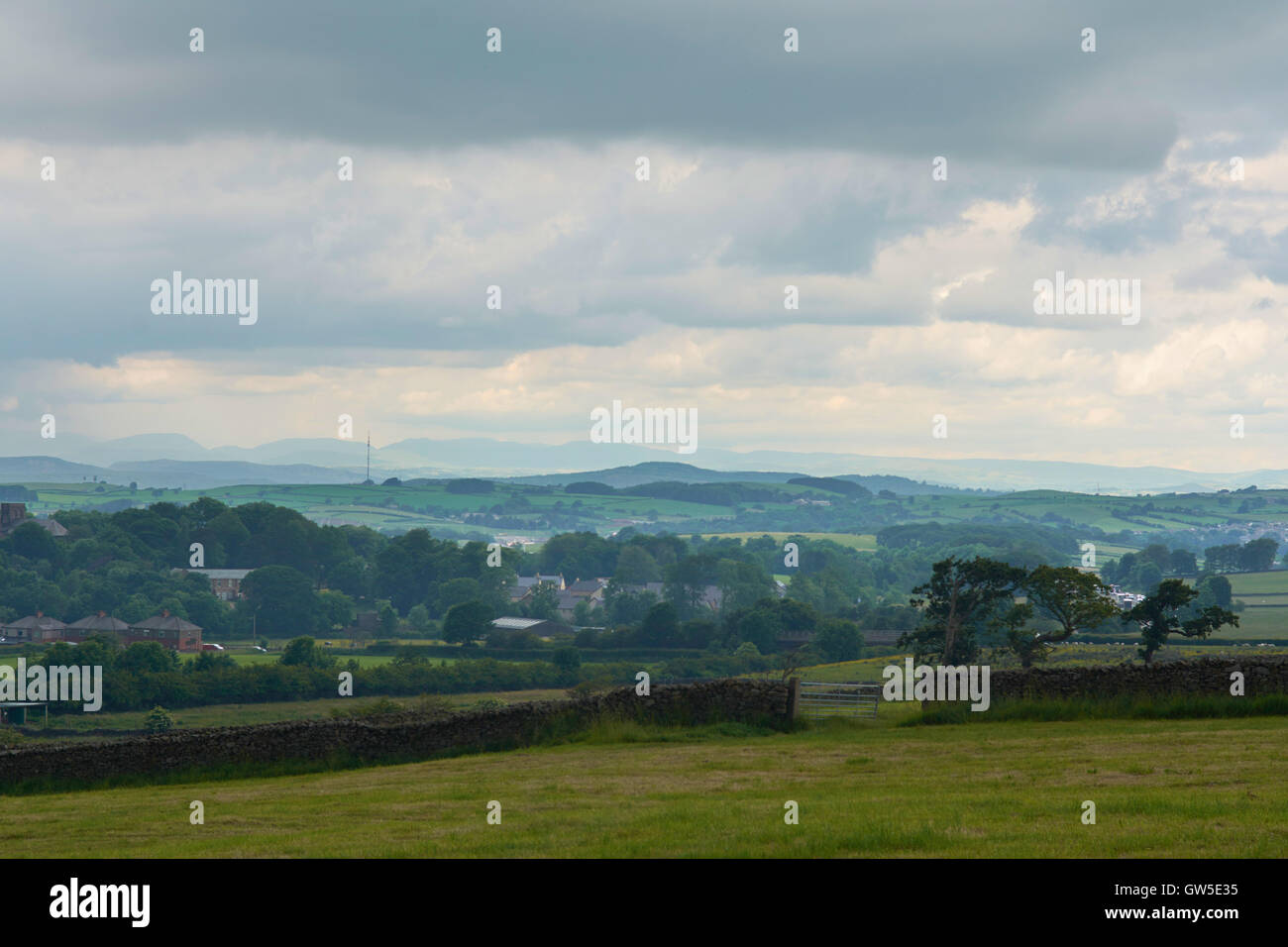 Thjreatening Storm over Lancaster, England, UK Stock Photo - Alamy