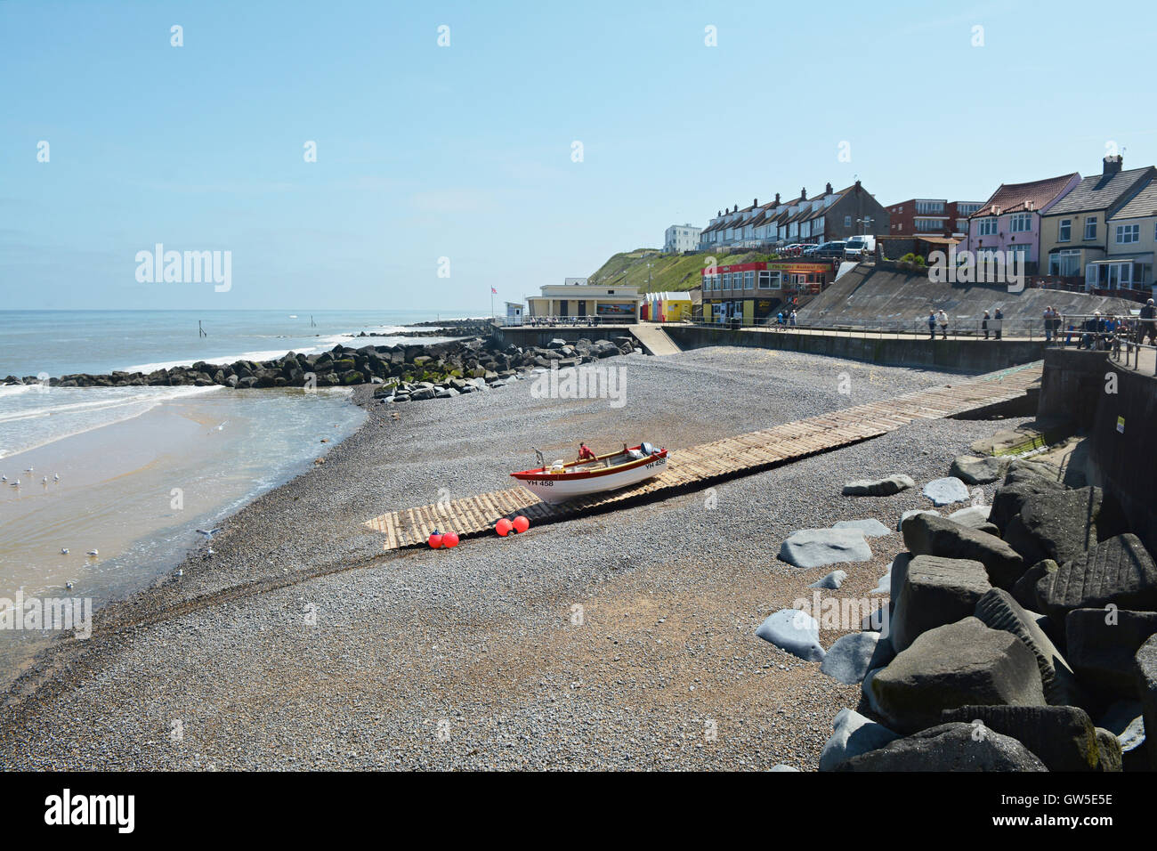 Fishing Boats on Sheringham Beach, Norfolk, England, UK Stock Photo - Alamy