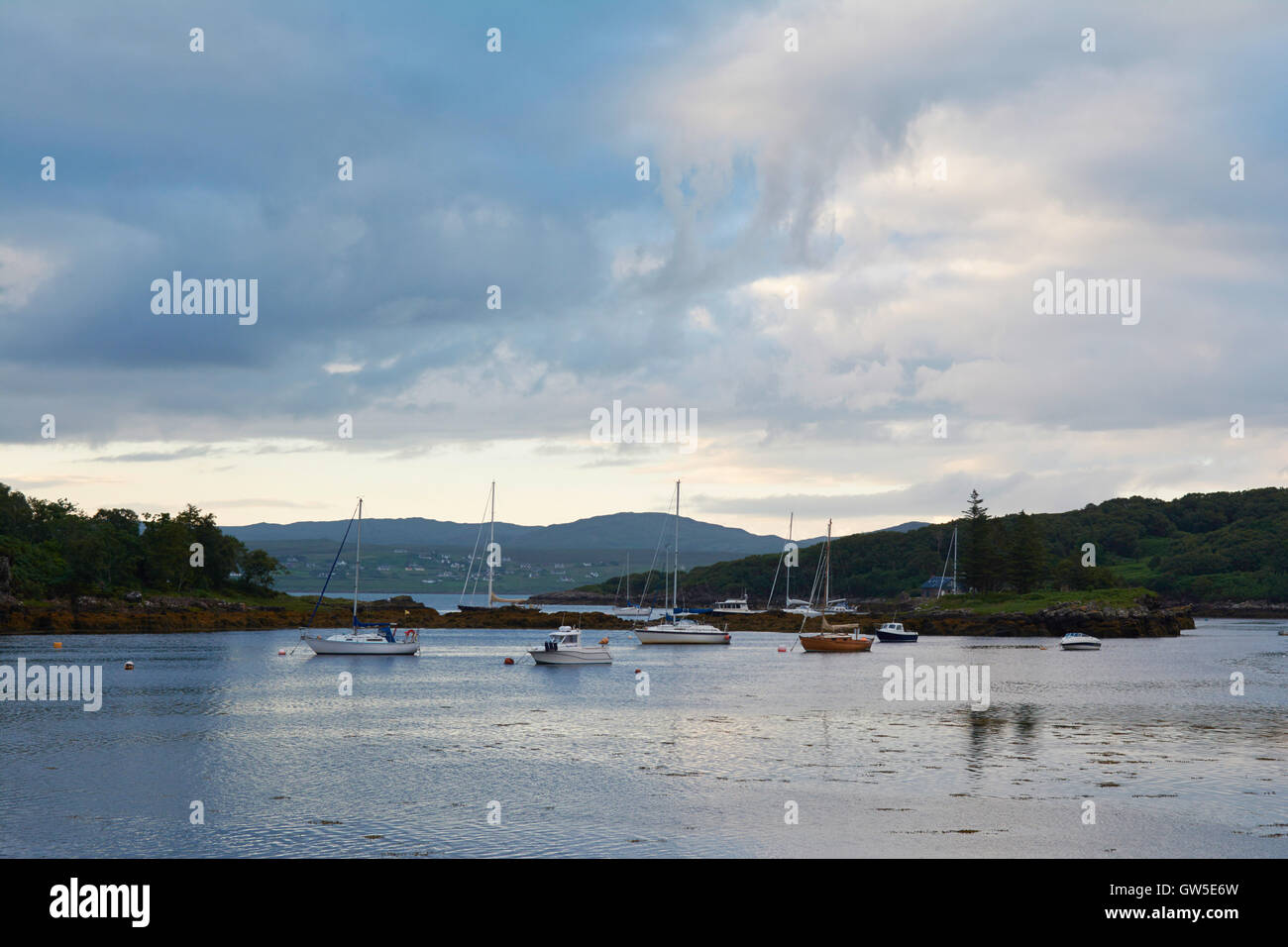 Loch Gairloch, Badachro, Scottish Highlands, UK Stock Photo - Alamy