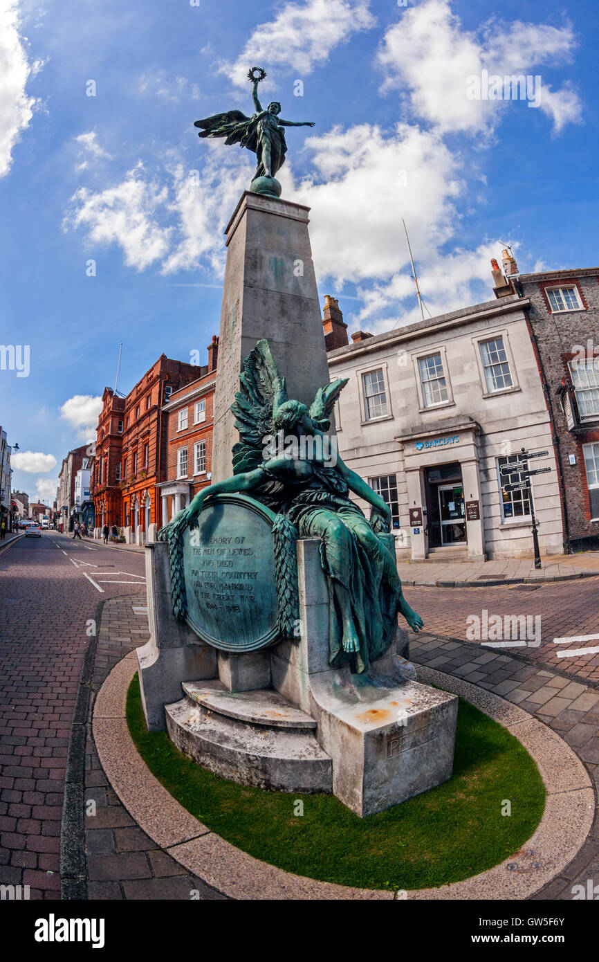 War Memorial, Lewes, East Sussex Stock Photo - Alamy
