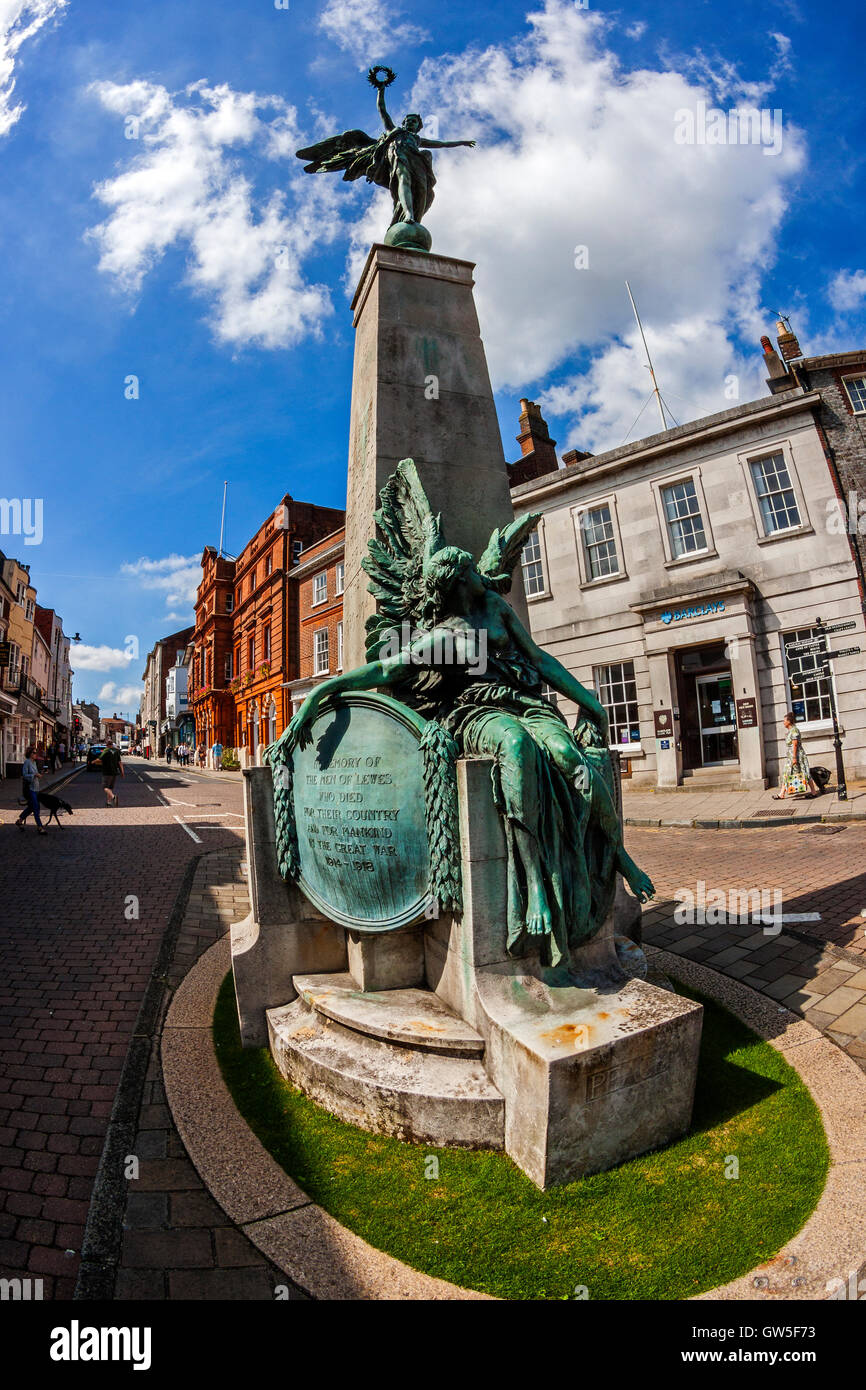 War Memorial, Lewes, East Sussex Stock Photo - Alamy