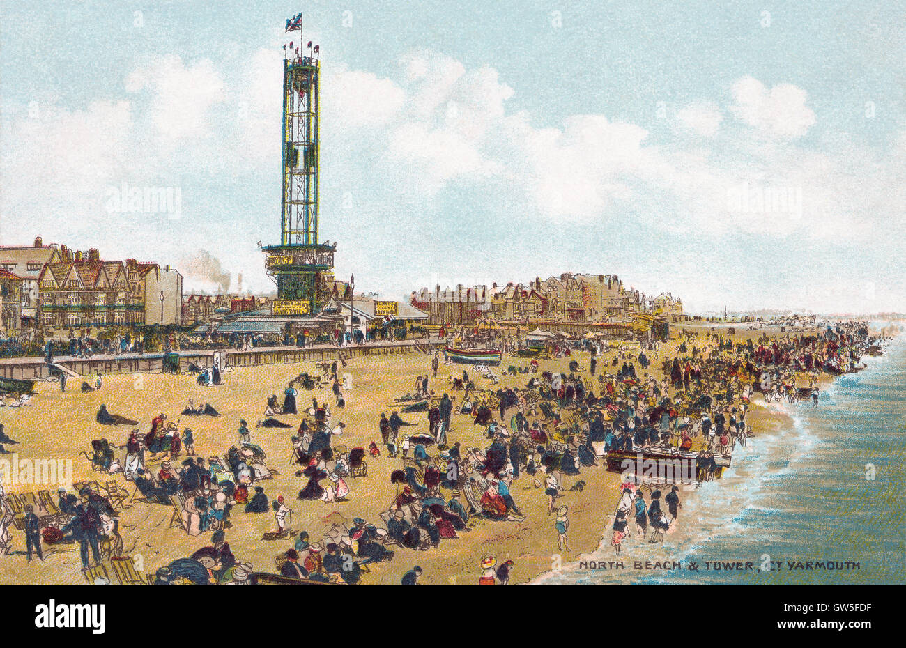 Seaside postcard hi-res stock photography and images - Alamy