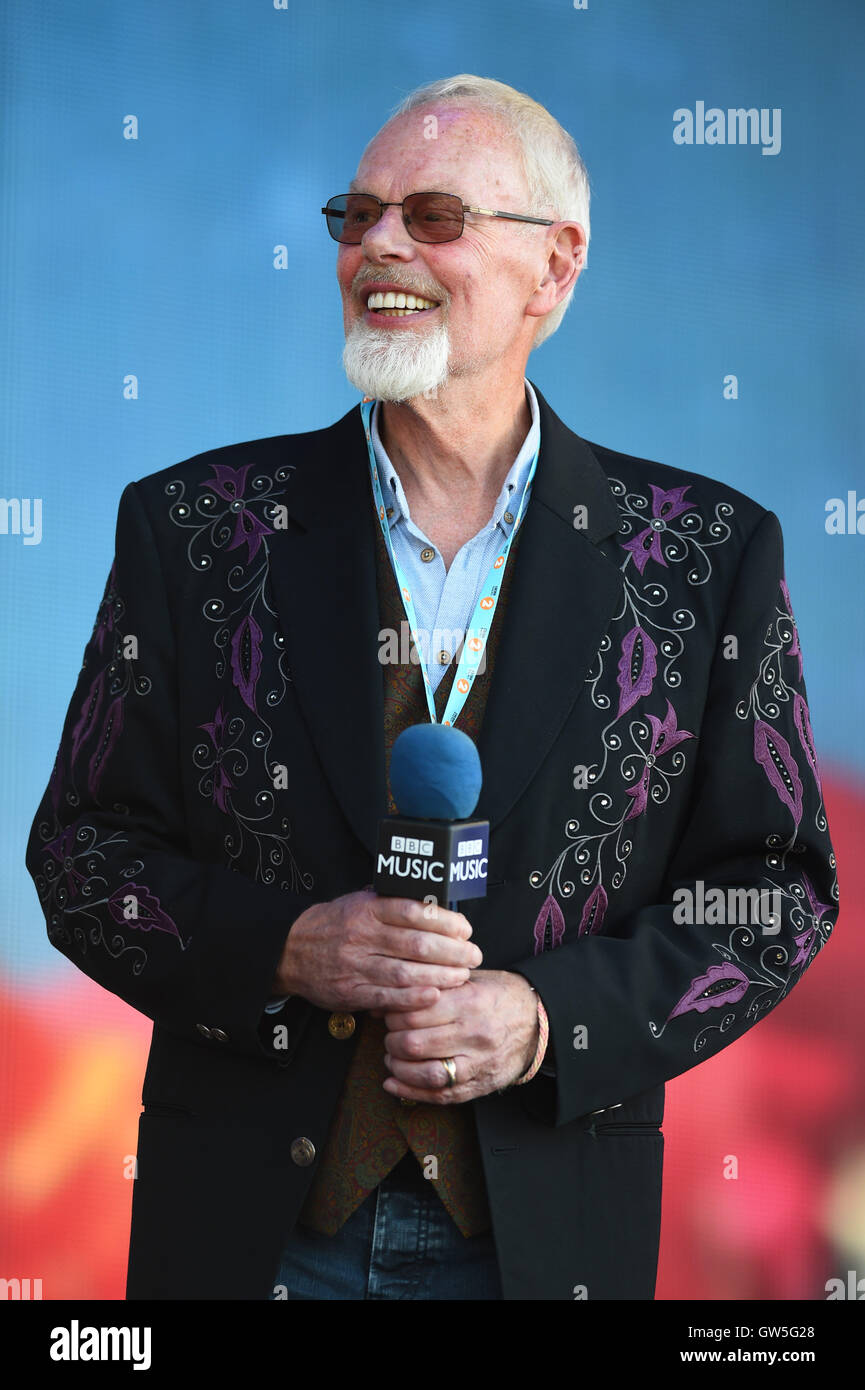 Bob Harris at Radio 2 Live in Hyde Park, in Hyde Park, London. PRESS ...