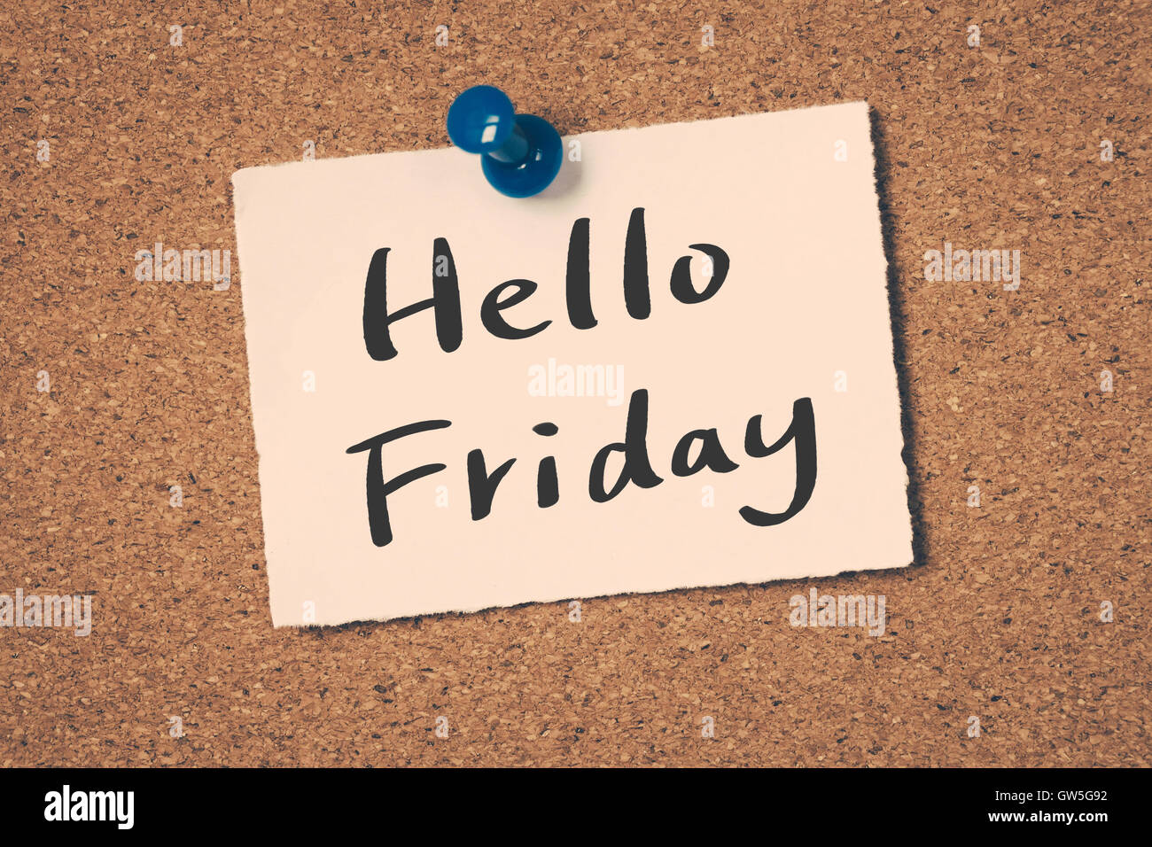 Hello friday hi-res stock photography and images - Alamy