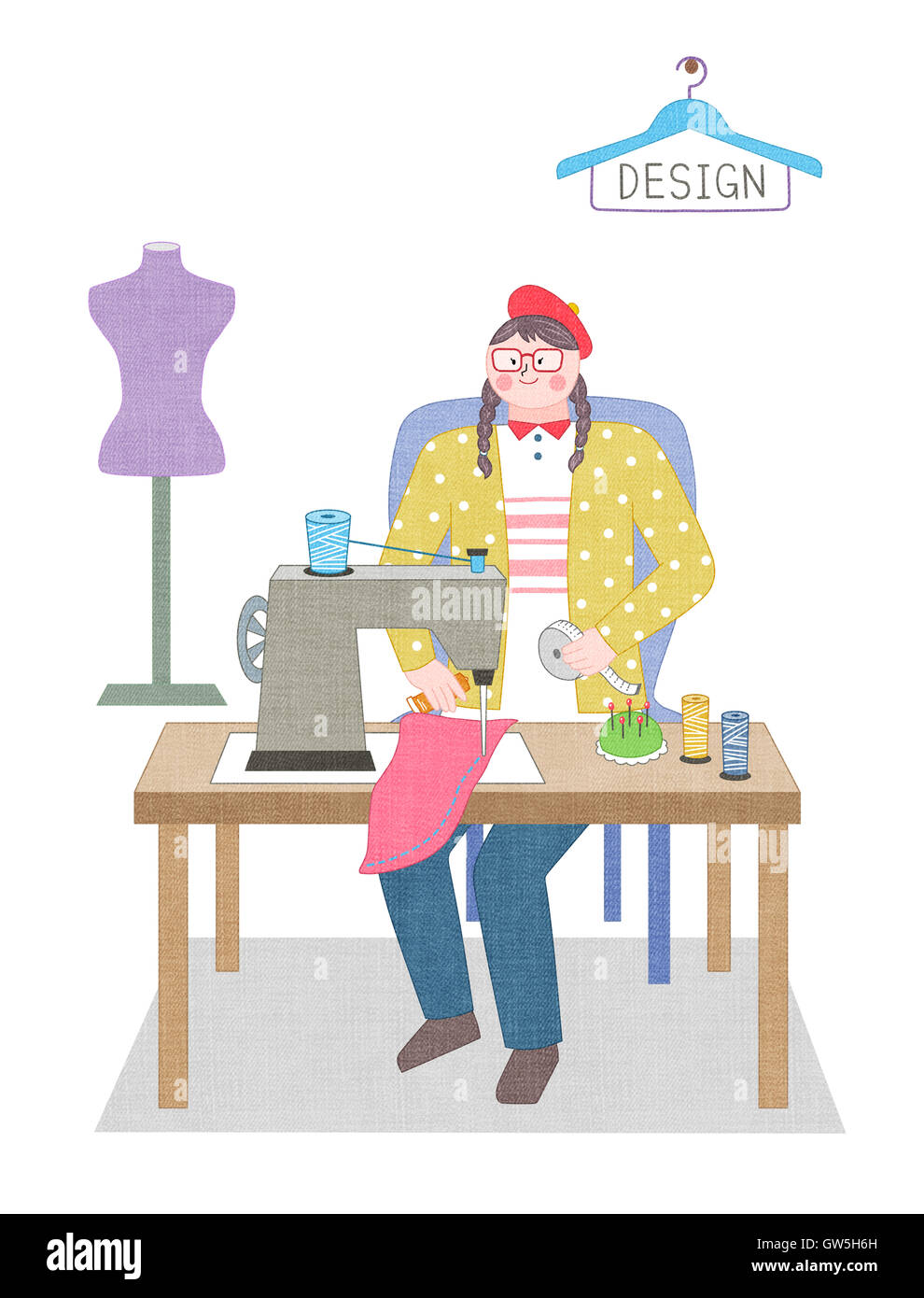 Shopping mall staff Cut Out Stock Images & Pictures - Alamy