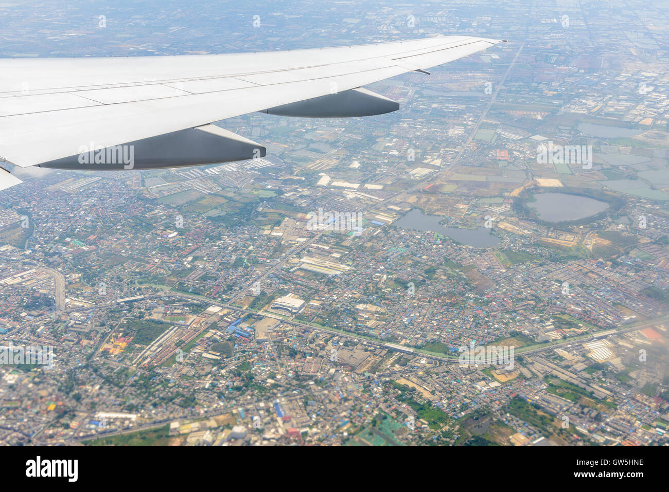 Aerial view passenger aircraft hi-res stock photography and images - Alamy