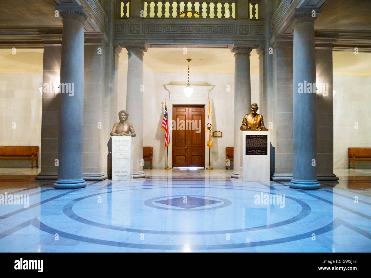 San Francisco, USA - September 22, 2015: The inside of the City Hall in ...