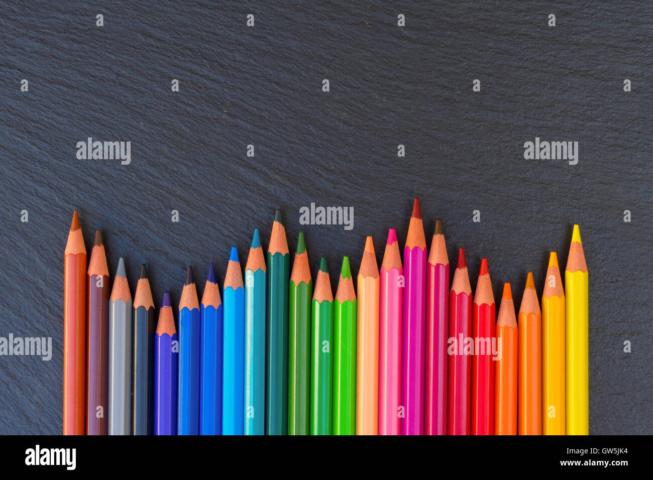 Back to school pencils Stock Photo - Alamy