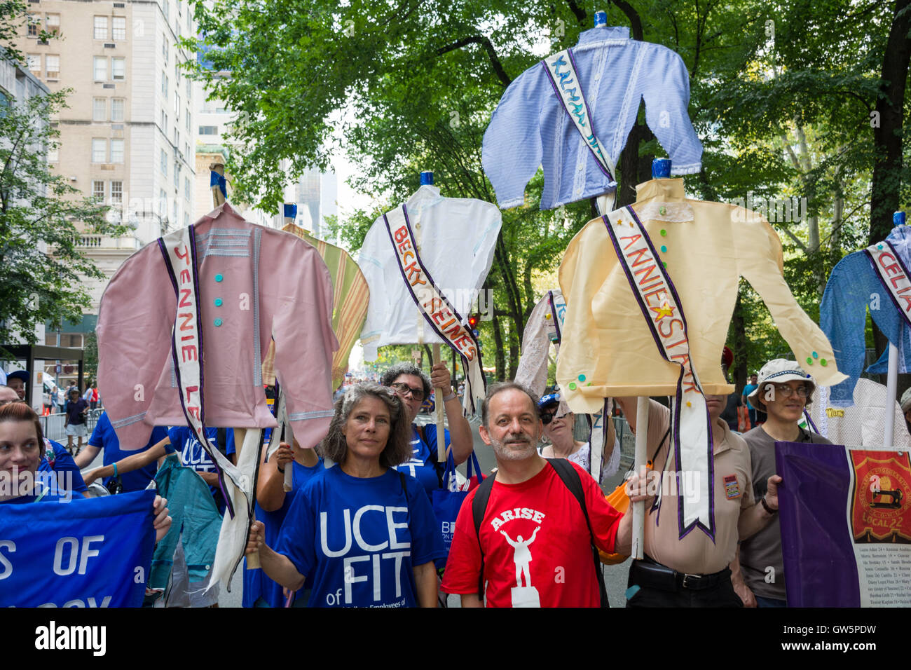 Thousands of working New Yorkers gathered a crowd in Manhattan's Fifth ...