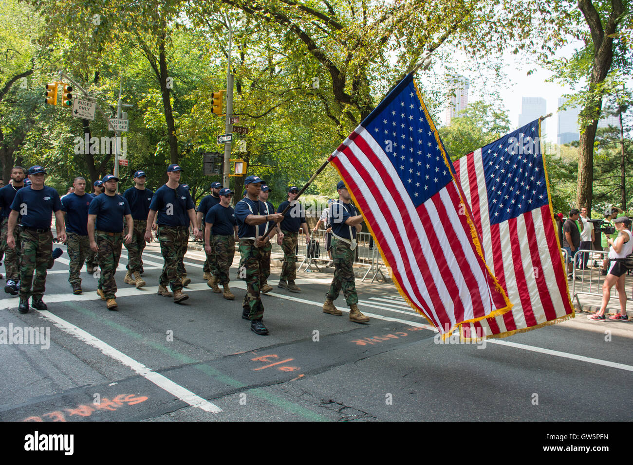Thousands of working New Yorkers gathered a crowd in Manhattan's Fifth ...