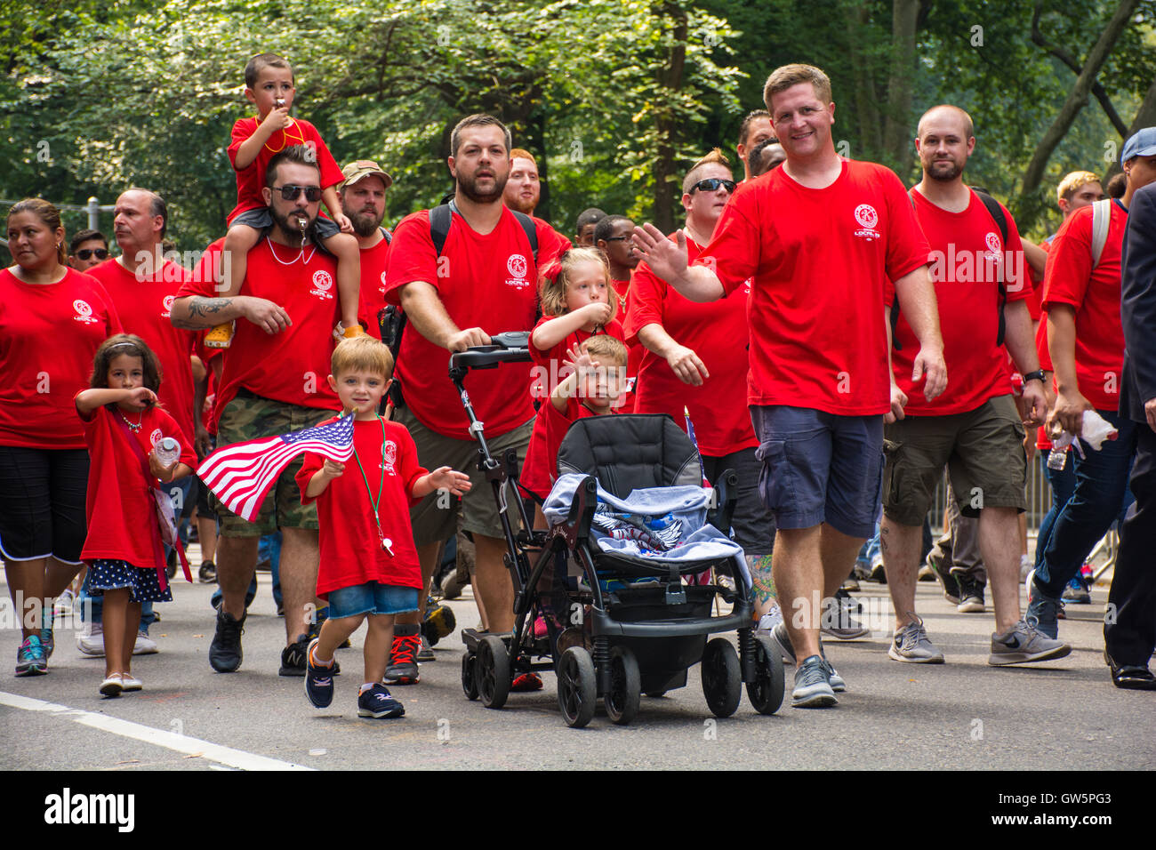 Thousands of working New Yorkers gathered a crowd in Manhattan's Fifth ...