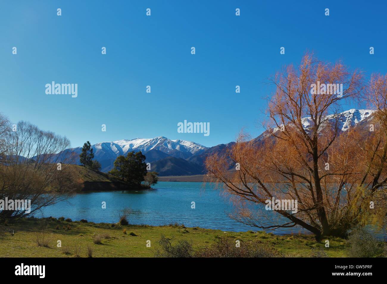 Lake Benmore, South Island, Otago, New Zealand Stock Photo - Alamy