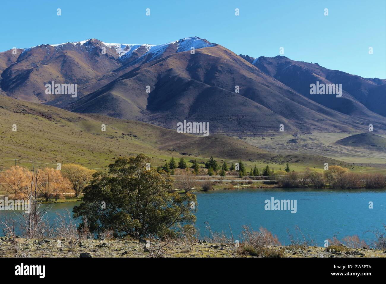 Lake Benmore New Zealand High Resolution Stock Photography and Images ...