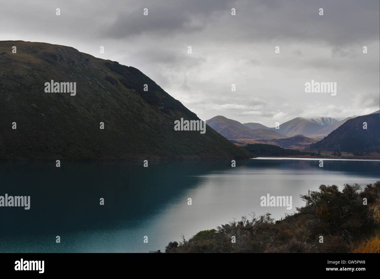 Lake Coleridge, South Island, Canterbury, New Zealand Stock Photo - Alamy