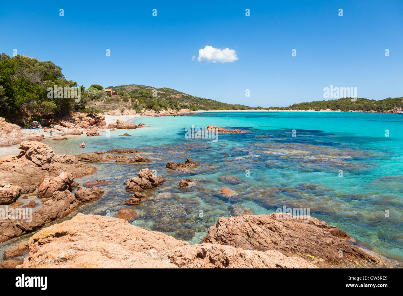Rondinara beach in Corsica Island in France Stock Photo - Alamy