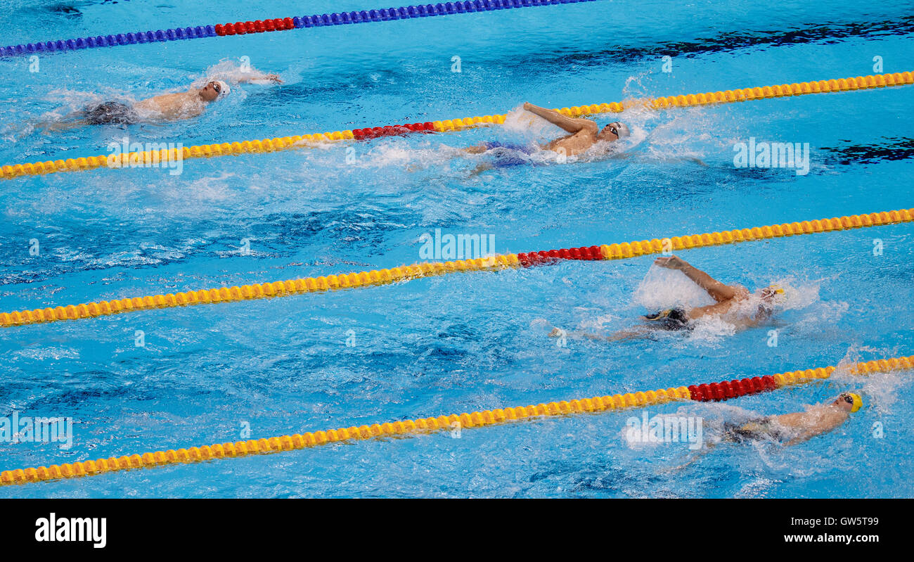 USA's Cody Bureau (left), Hungary's Tamas Toth (second left), Australia ...